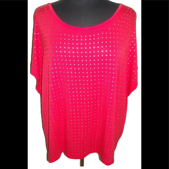 Metaphor | Tops | Metaphor Red Blouse | Poshmark